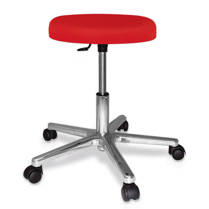 Rollhocker Alu Polster ROT kaufen